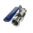 DN 19-102mm Full Port Ball Valve Clamp Type Ferrule Stainless Steel SS ...