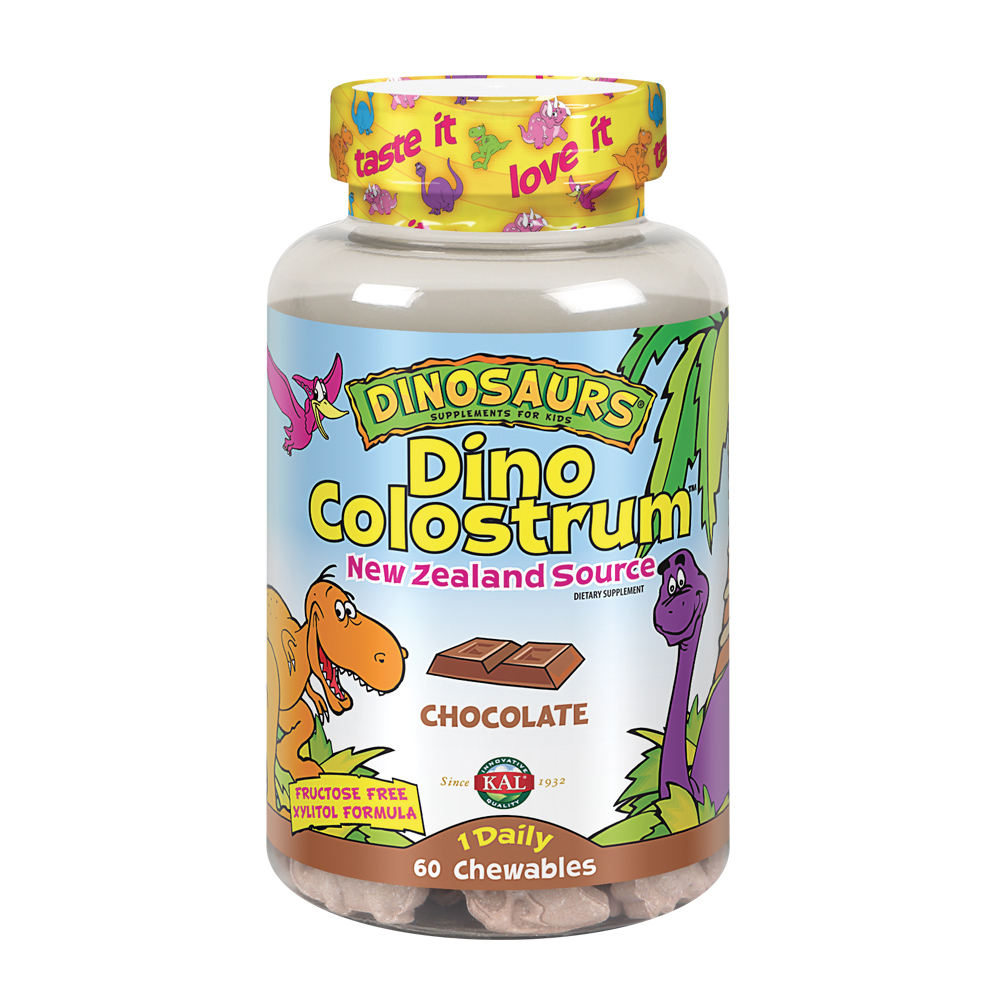 KAL Dino Colostrum | Natural Dark Chocolate Flavor | Healthy Immune ...