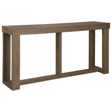 DecMode 41" x 33" Gold Metal Embossed Leaf Console Table with Ornate ...