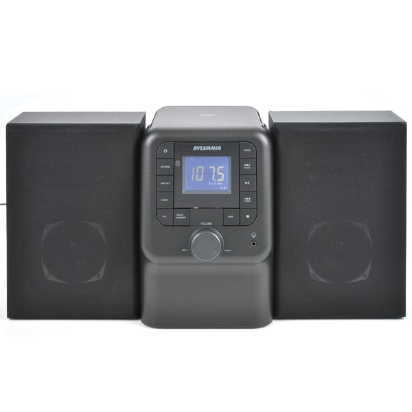 Sylvania® Sylvania Srcd2732bt-black Micro System With Fm Radio And Cd ...