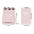 Virelaxpo Mini Desk Calendar 2026 English Version Minimalist Design ...