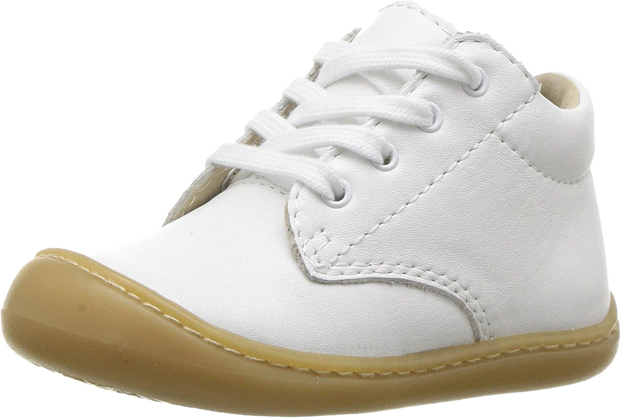 FOOTMATES Reagan Soft Laceup First Walker White Nappa - 5000 | Walmart ...
