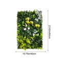 Artificial Hedge Fence Expandable Green Faux Leaf Screen Panel, Plastic ...