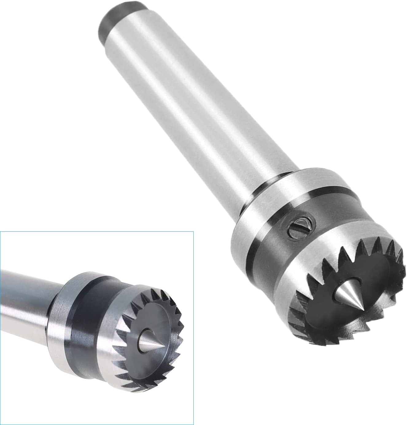 Wood Lathe Drive Spur Live Center For Labwork 2MT With 1-Inch Crown ...