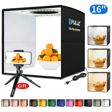 LimoStudio 24" Folding Photo Box Tent LED Light Table Top Photography ...