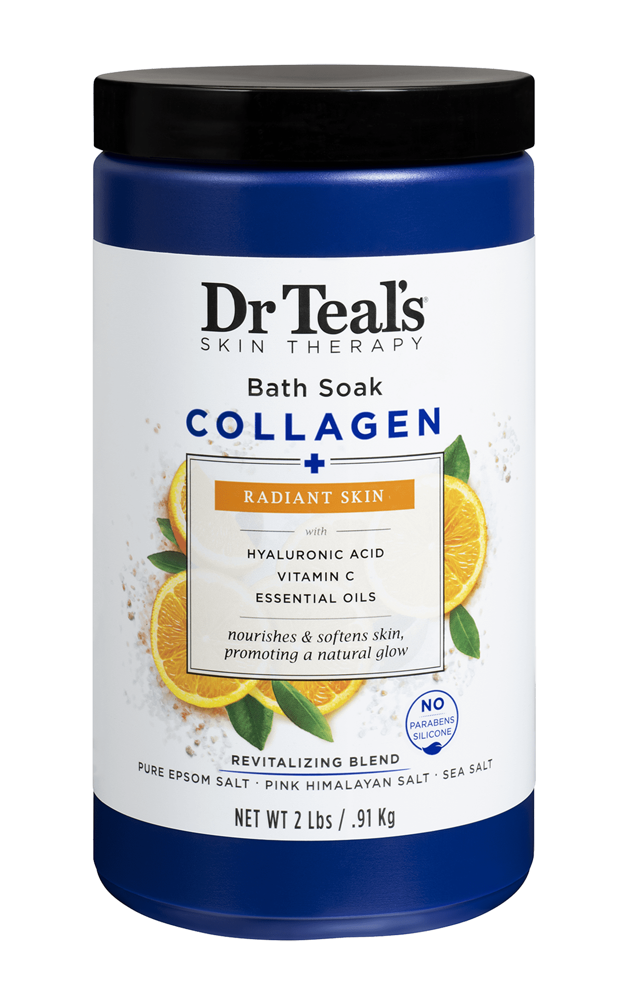 Dr Teal's Skin Therapy Collagen + Radiant Skin Salt Soak, 2 lbs ...