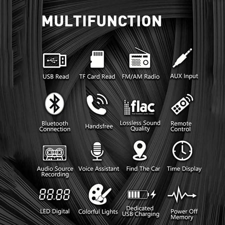 Automotive MP3 Player Audio Transmitter Voice Frequency Acceptor ...