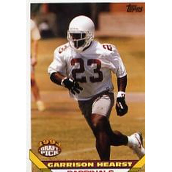 1993 Topps #101 Garrison Hearst RC NFL Football Trading Card - Walmart.com