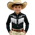 Boys Cute Shirts Western Cow Prin Long Sleeve Button Down Beach ...