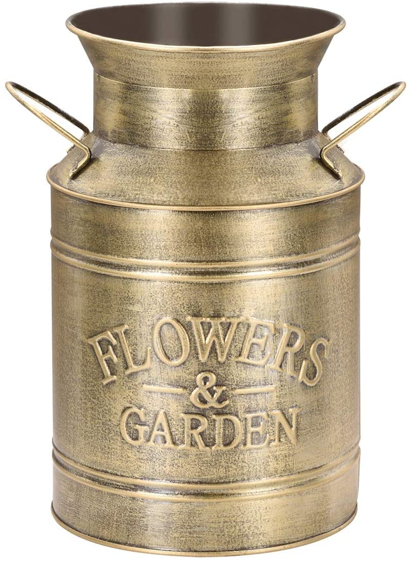 Metal Vase for Decor Chic Metal Flower Vase for Rustic - Walmart.com