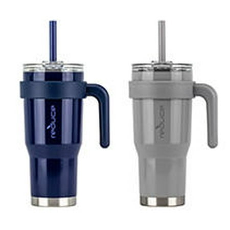 Reduce® 24oz Cold1 Mug, 2 Pack-Navy/Grey - Walmart.com - Walmart.com