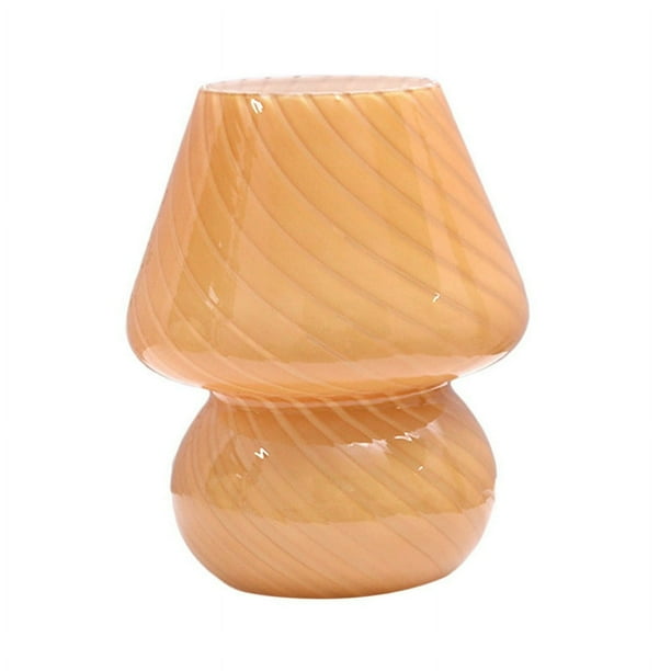 POINTERTECK Modern Glass Small Desk Lamp USB Powered Office Desk Table ...