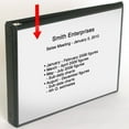 StoreSMART - Flip Chart Easel Presentation Binder - Portrait/Vertical ...