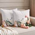 Abstract Colorful Outdoor Waterproof Throw Pillow Covers Set of 2, 20 ...