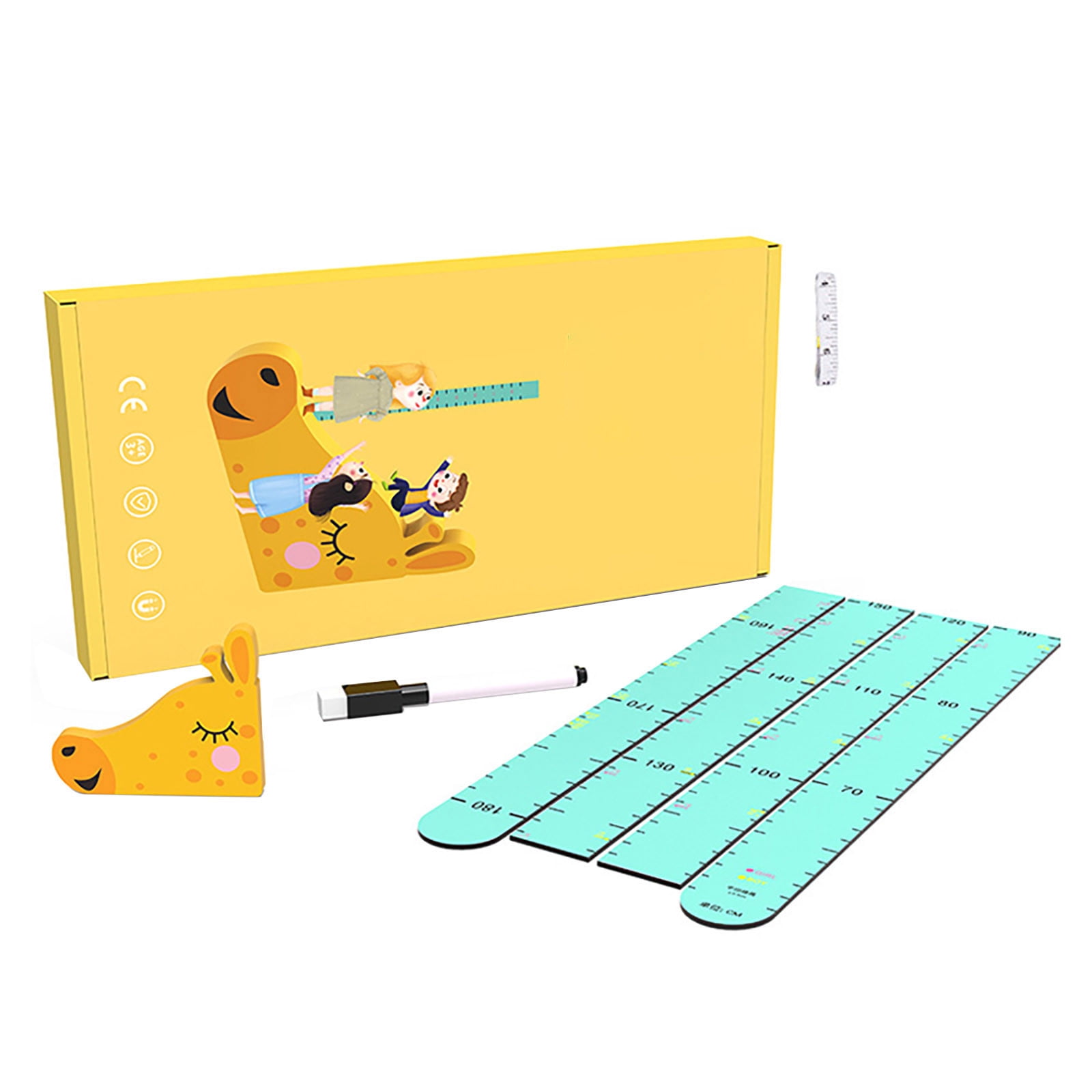 Wall Stickers 23 ×71 Inches Children's Height Wall Sticker 3D 3D Height ...