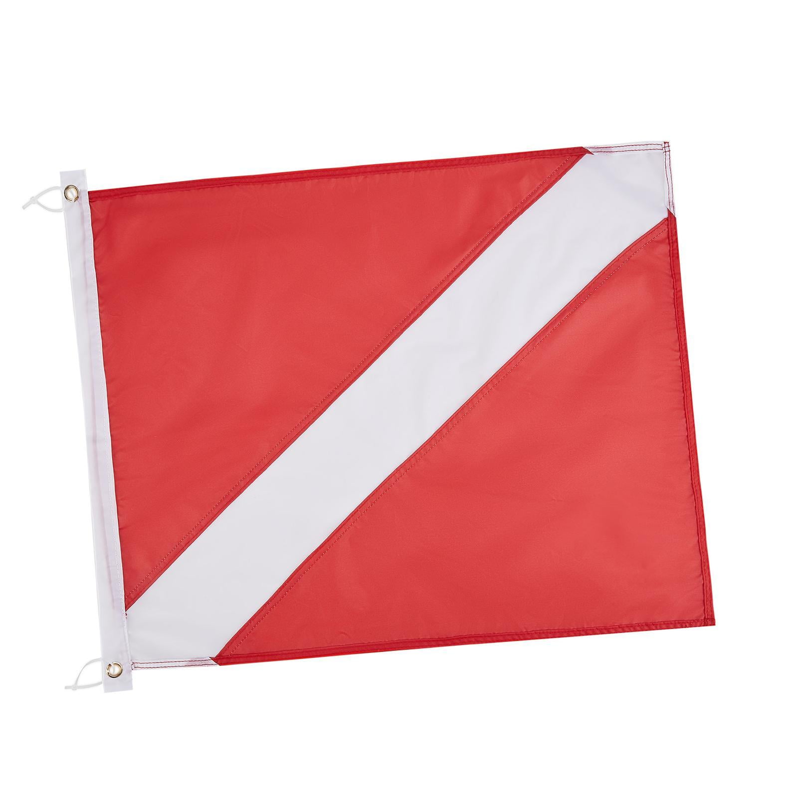 Aoanydony Dive Flag 20 x 24 for Snorkeling Use with Float, Buoy, Boat ...