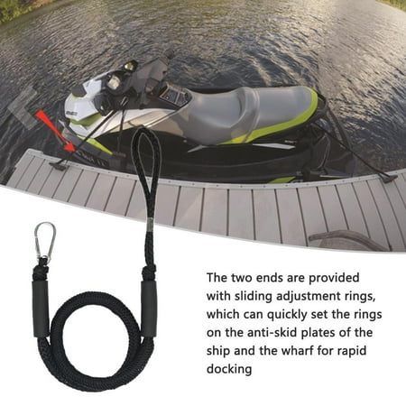 Clairlio 1.2m Boat Bungee Dock Cords Stretch Lines Mooring Rope for ...