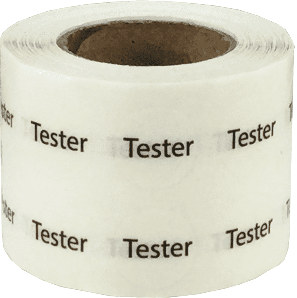 Clear Tester Stickers, 1/2 Inch Round, 1000 Labels on a Roll - Walmart.com