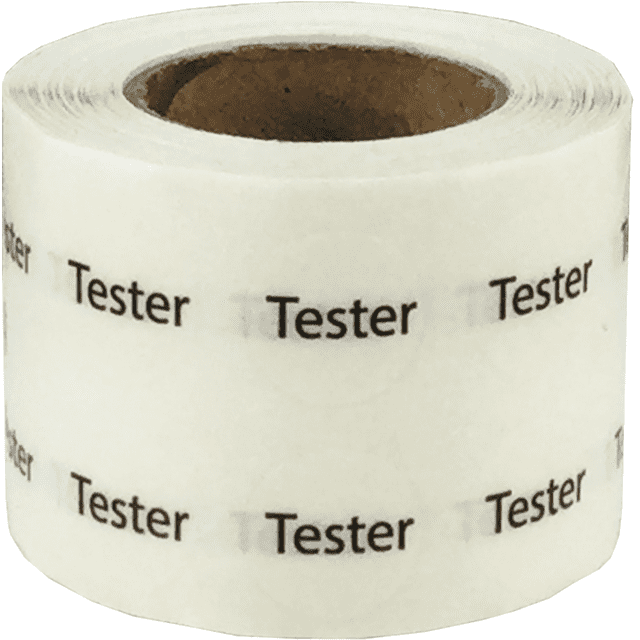 Clear Tester Stickers, 1/2 Inch Round, 1000 Labels on a Roll - Walmart.com