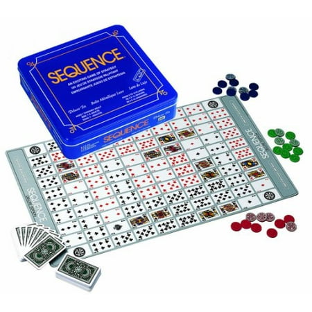 Pressman Deluxe Sequence Tin (Trilingual) Family Board-game | Walmart Canada