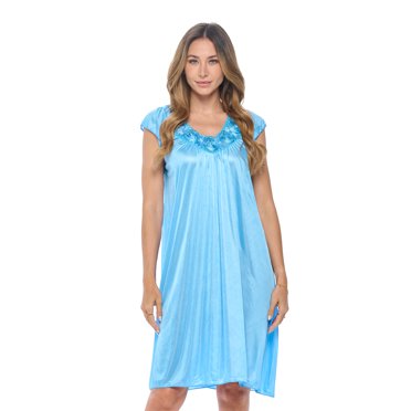 Exquisite Form - Women's Sleeveless Short Nightgown - Style 30107 ...