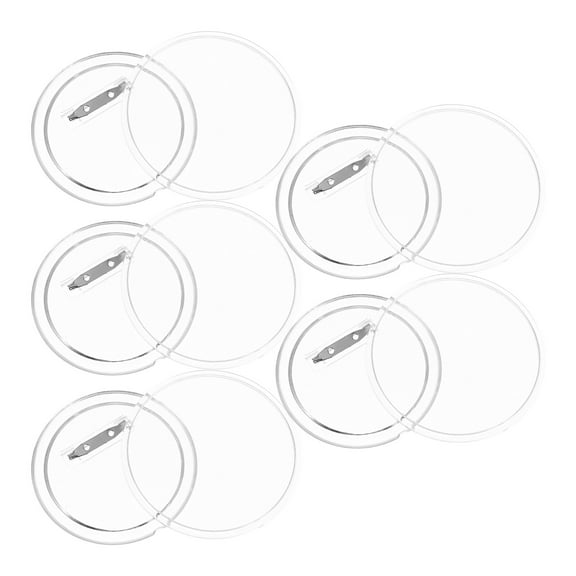 WORGEOUS 20pcs Photo Buttons Badge Materials Pin Making Kit Diy Blank ...