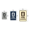 Signs ByLITA Portrait Round Fire Extinguishers Sign (Red) - Small ...