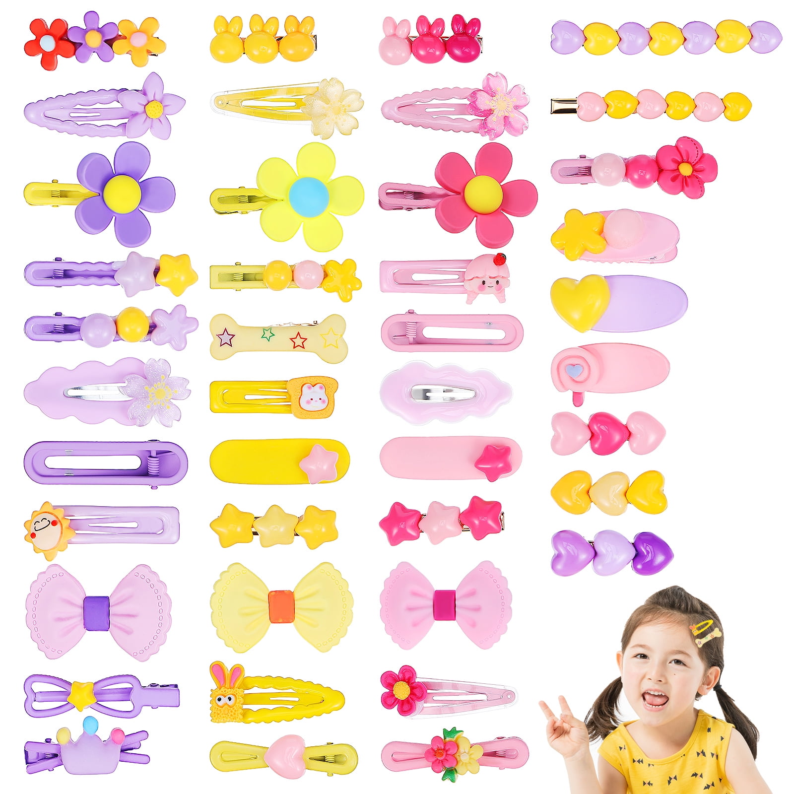 Click here for Etereauty 42 Pcs Hair Clips For Girls Hair Accesso... prices