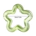 5pcs Acrylic Flower Charm Pendant Loose Beads Star Charm Jewelry Making ...