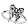 Viking Valkyrie Ring Womens 925 Sterling Silver Norse Warrior Angel ...