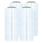 MMBM Mini Stretch Wrap with Plastic Handle, 18 Pack, 3 Inch x 700 Feet, 120 Gauge, Made in USA ...