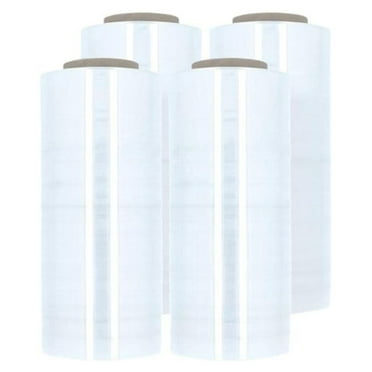 PSBM 5"x1000' 3" Core Mini Narrow Bundling Stretch Wrap Down Gauge Shrink Film + One Plastic ...