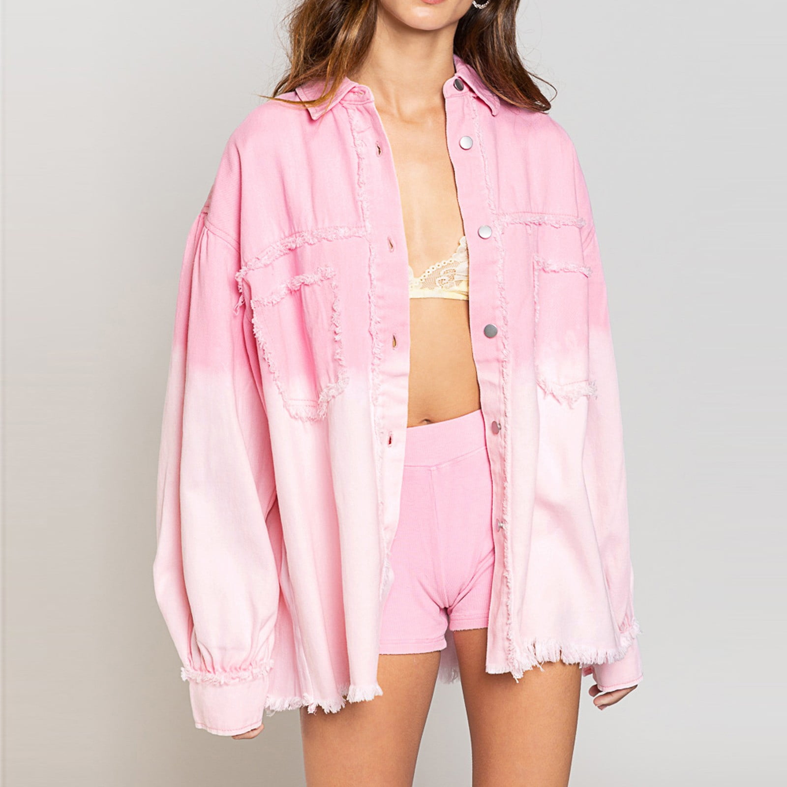 Click here for Kagetolytai Jackets For Women Women Loose Casual D... prices