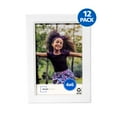 Mainstays 4" x 6" Step White Photo Frame - 12 PC Set - Walmart.com