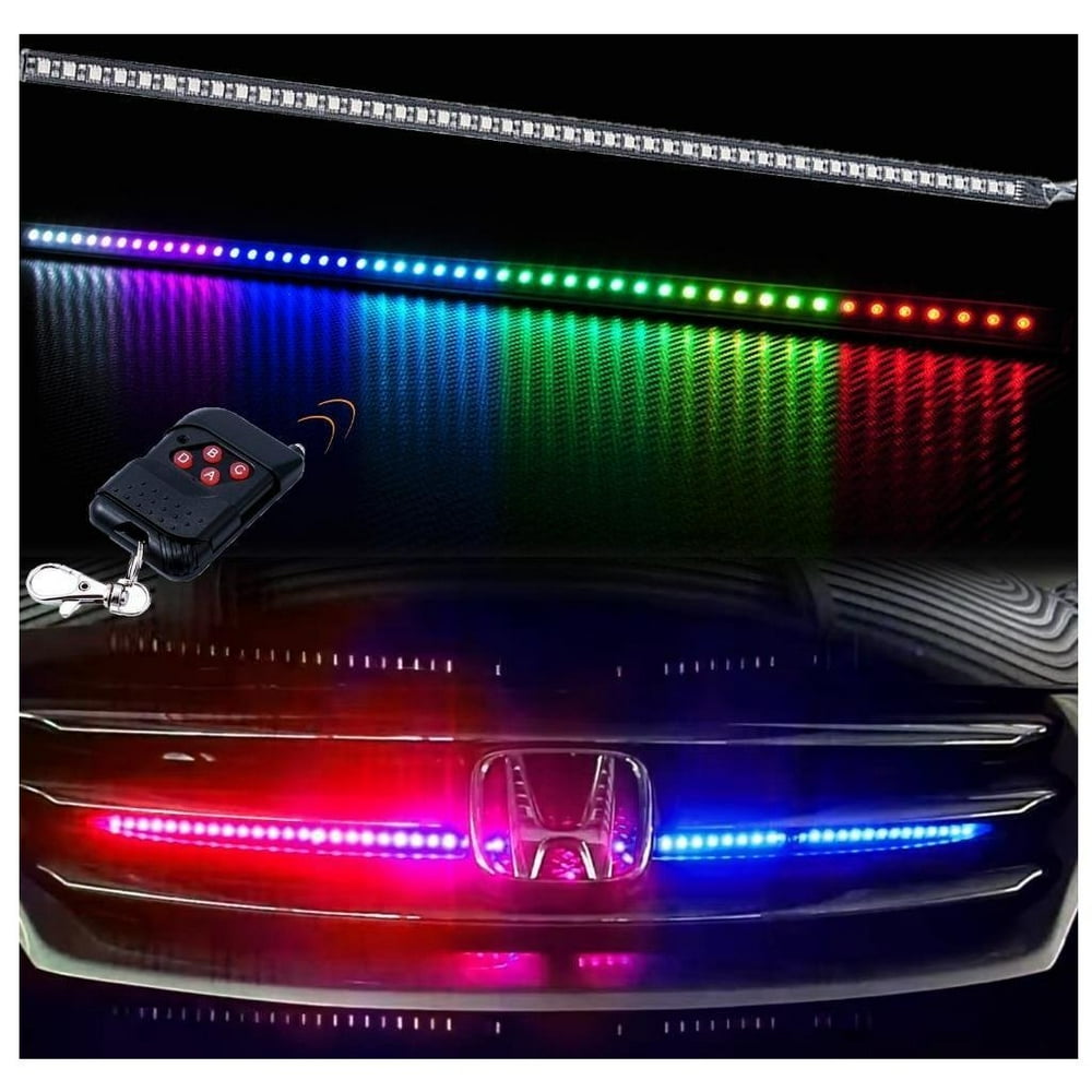 Xotic Tech Universal 21" Remote RGB LED Scanning Knight Rider LED Strip ...