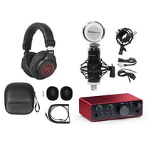 Focusrite Scarlett Solo Studio 4th Gen Recording Interface, Mic, Stand ...