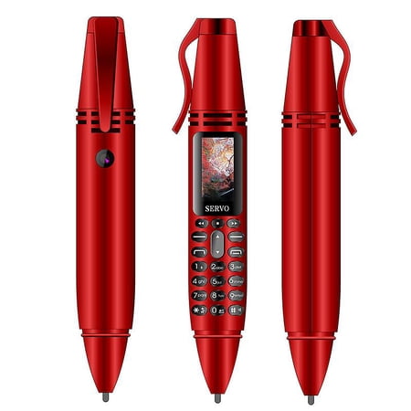 Mini Cell Phone Pen Style Bluetooth Dialer Tiny Screen Mobile Phone ...