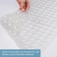 Bath Tub Shower Mat,Non Slip Machine Washable Bathroom Mat,Suction Cups ...