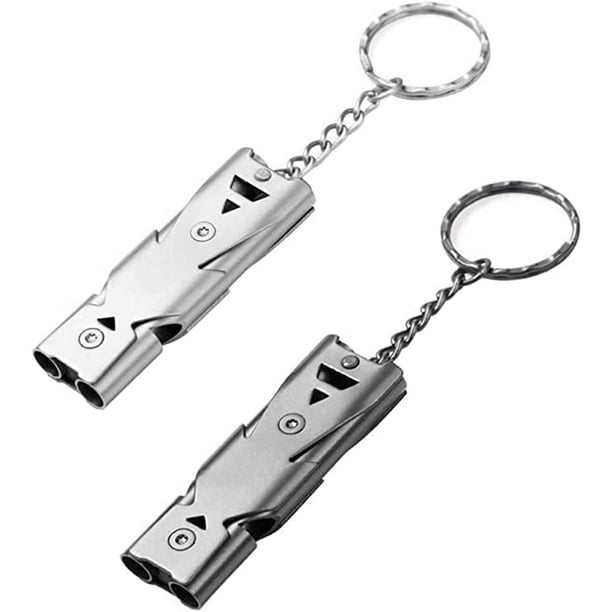 Camping signal whistle, double tube emergency whistle cover signal for ...