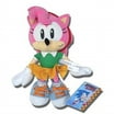 Sonic The Hedgehog Amy Rose Plush Doll with Key Chain - Stuffed Animal ...