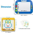 SGILE 2 Pack Magnetic Drawing Board, Magna Dots Doold Pad and Large ...