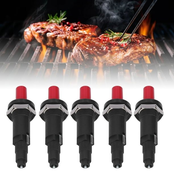 5PCS Piezo Igniter 1 Out 2 Spark PP Shell Push Button Grill Igniters ...