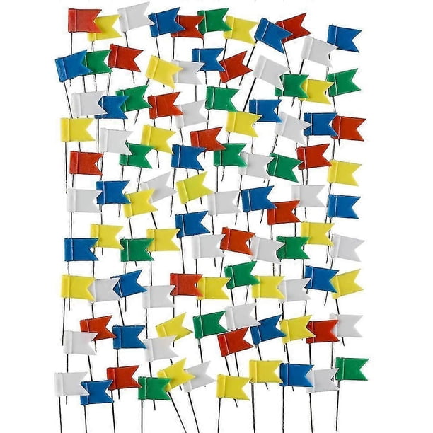 Goods+gadgets 100 Marking Flags In The Xxl Pack; Markier-flag Pins In 5 ...