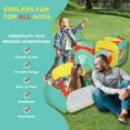 Kiddzery Pop-Up 190T Polyester with Tunnels Ball Pit Dart Game Play ...
