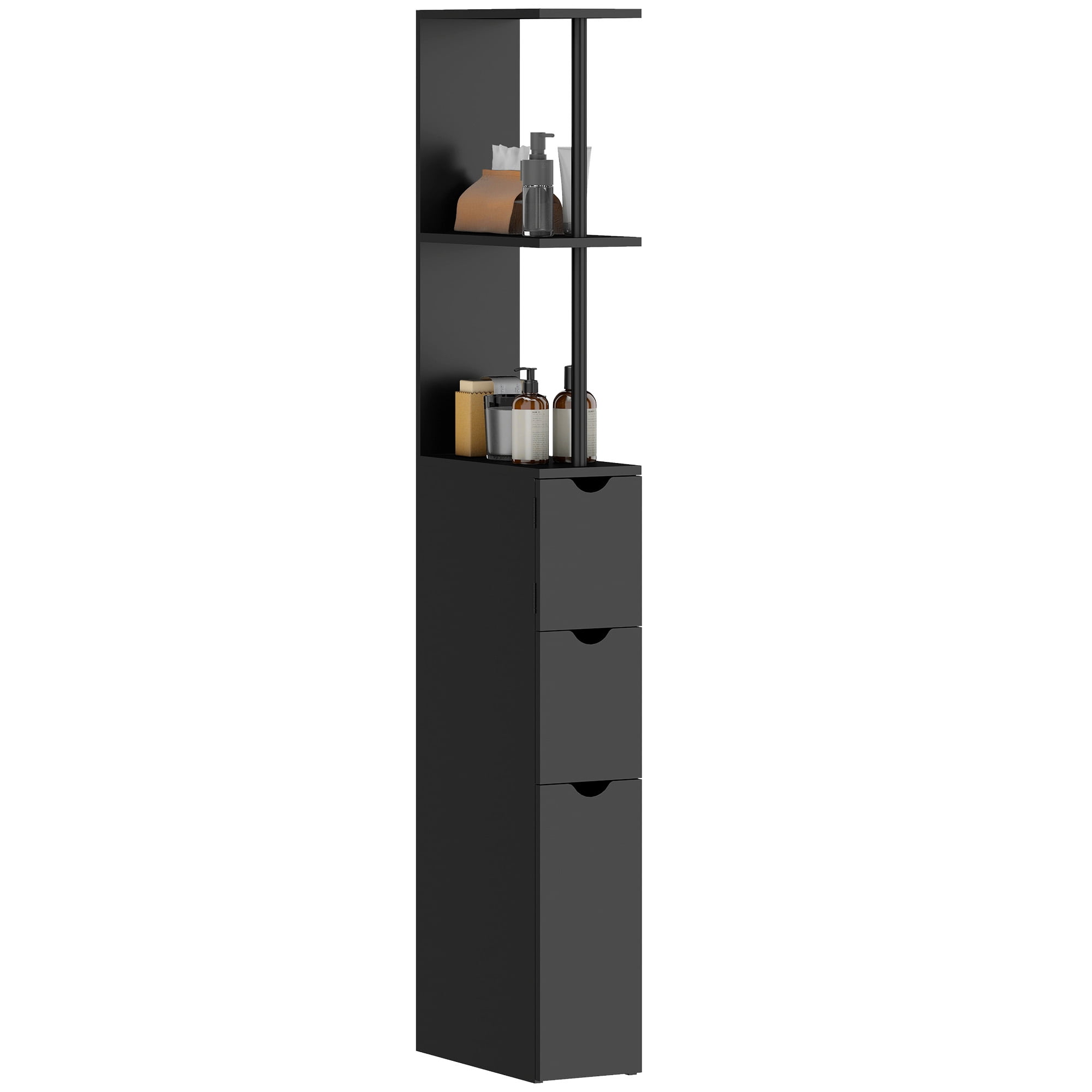 Click here for Homcom Narrow Bathroom Floor Cabinet With Drawer... prices