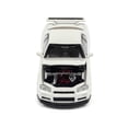 Paudi Nissan GT-R R34 2000 white color Diecast Model Miniature Toy Car ...