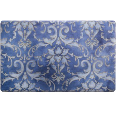 Structures Textured Loop 18" x 30" Slice Wedge Shaped Solid Kitchen Rug ...