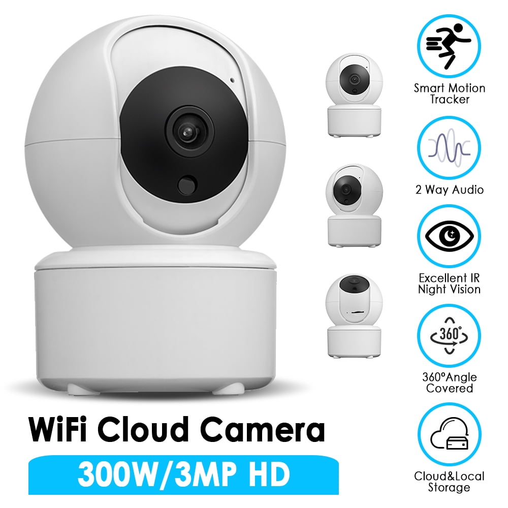 300W IP Security Camera 2K Wireless Indoor CCTV Home WIFI 360°Smart ...