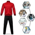 Men's AKsit Athletic Tracksuit Stand-up collar Full Zip Sports Set ...