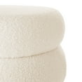Mainstays Boucle Cloud Storage Ottoman, Cream - Walmart.com